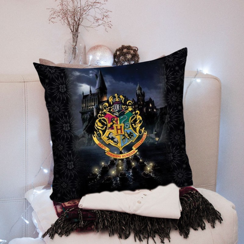 Coussin Harry Potter Poudlard Mode Nocturne Sur Kas Design